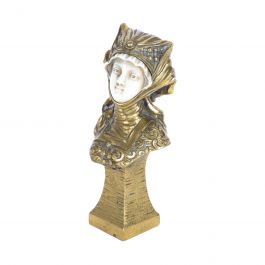 Sigiliu din bronz aurit cu inițialele lui Eugen Filotti