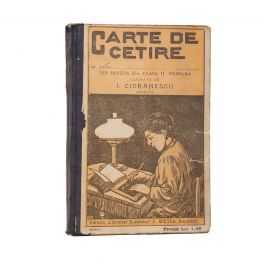 I. Ciorănescu, Carte de citire clasa II primară, 1910, cu ex-li