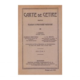 I. Ghiață, Carte de citire pentru clasa a II-a primară urbană,