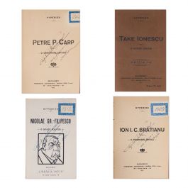 Petre P. Carp + Take Ionescu + Nicolae Gr. Filipescu