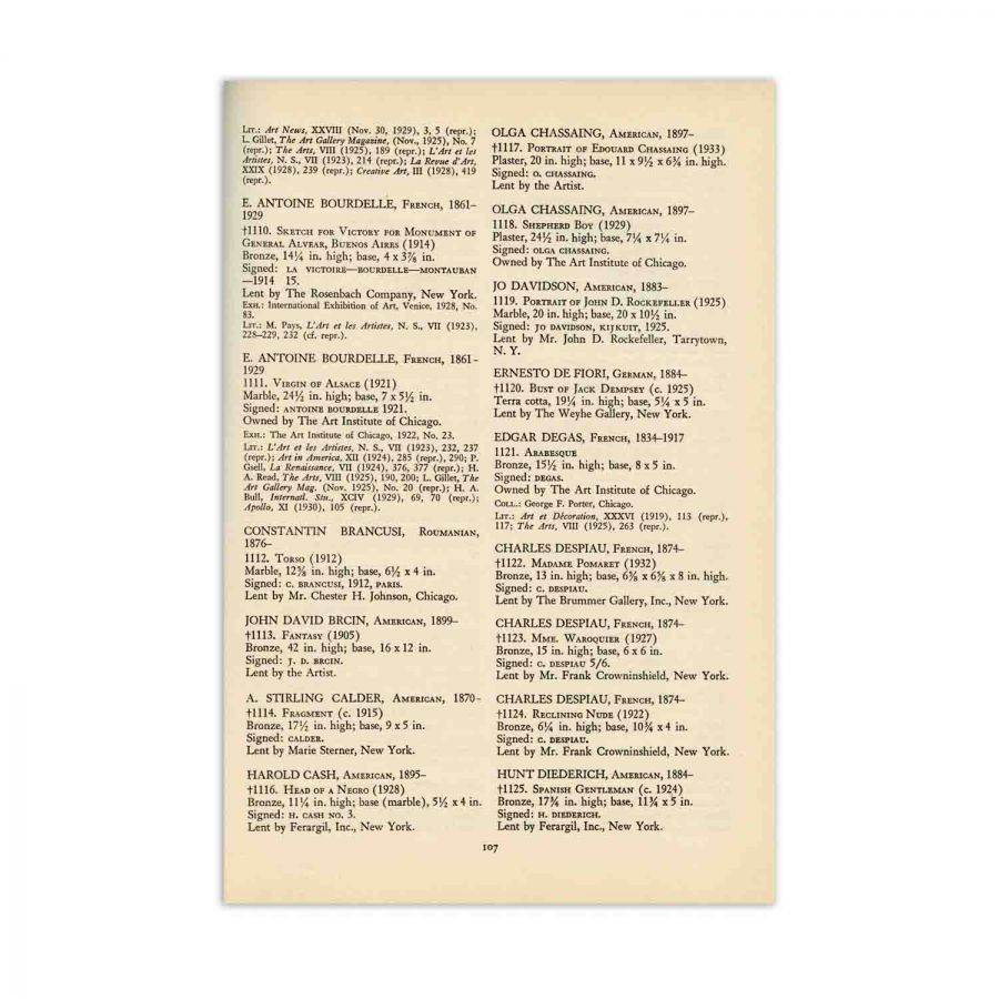 Catalog of a Century of Progress Exhibition of