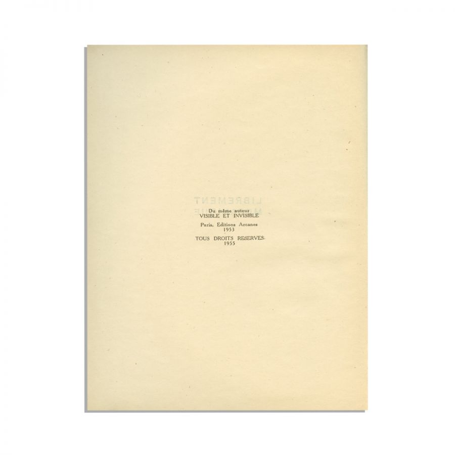 Dolfi Trost, Librement mécanique, 1955