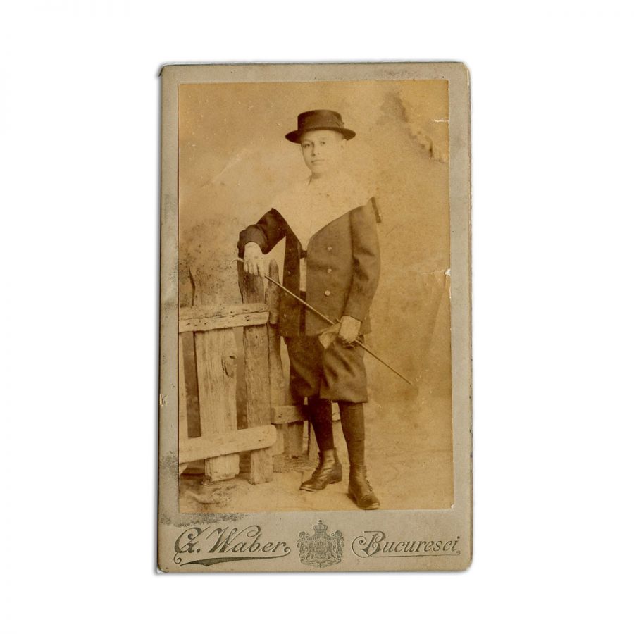 Andrei Popovici, fotografie format carte-de-visite și două inv
