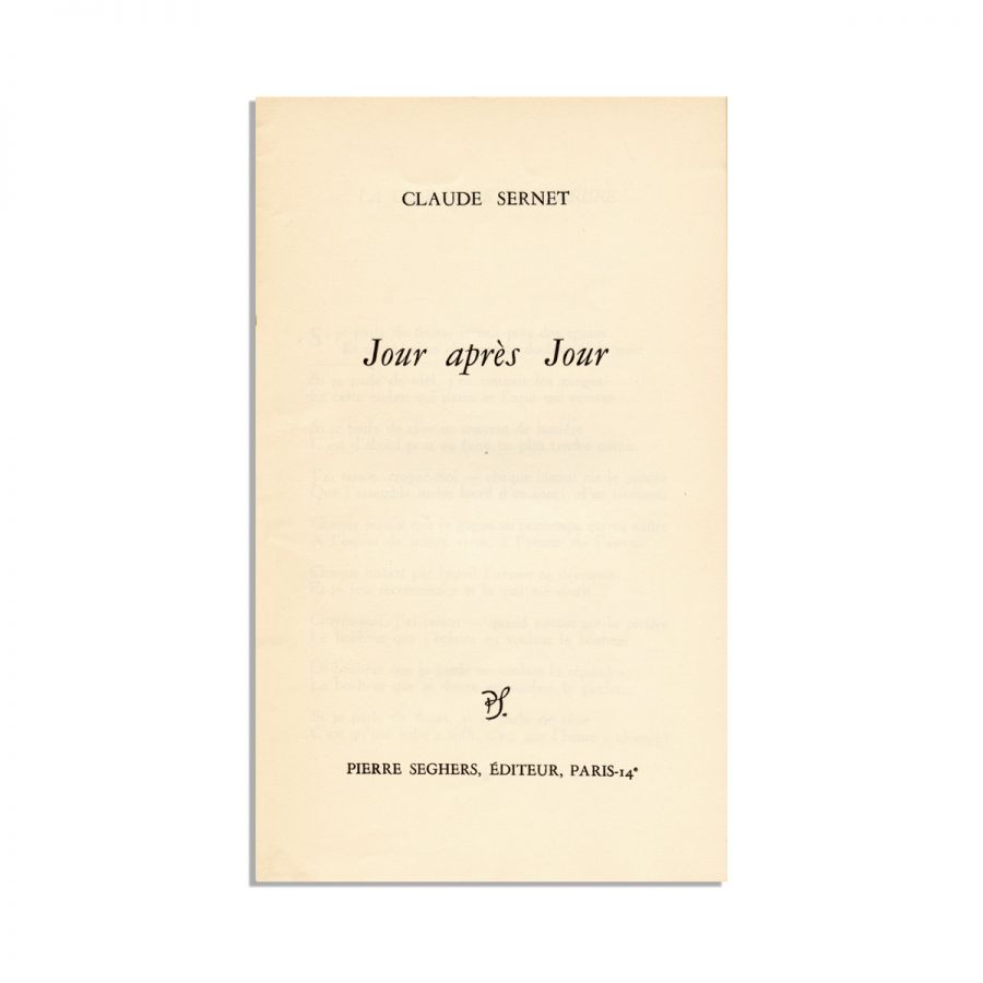 Claude Sernet, cu dedicație
