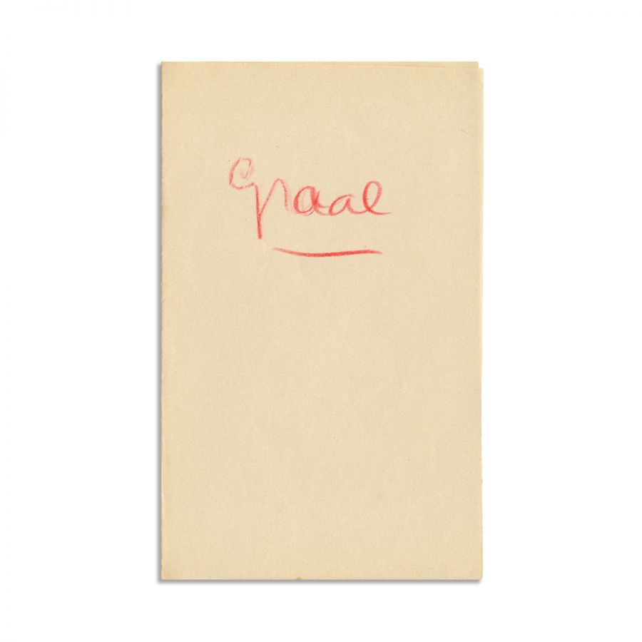 Mircea Eliade, Graal, două file manuscris