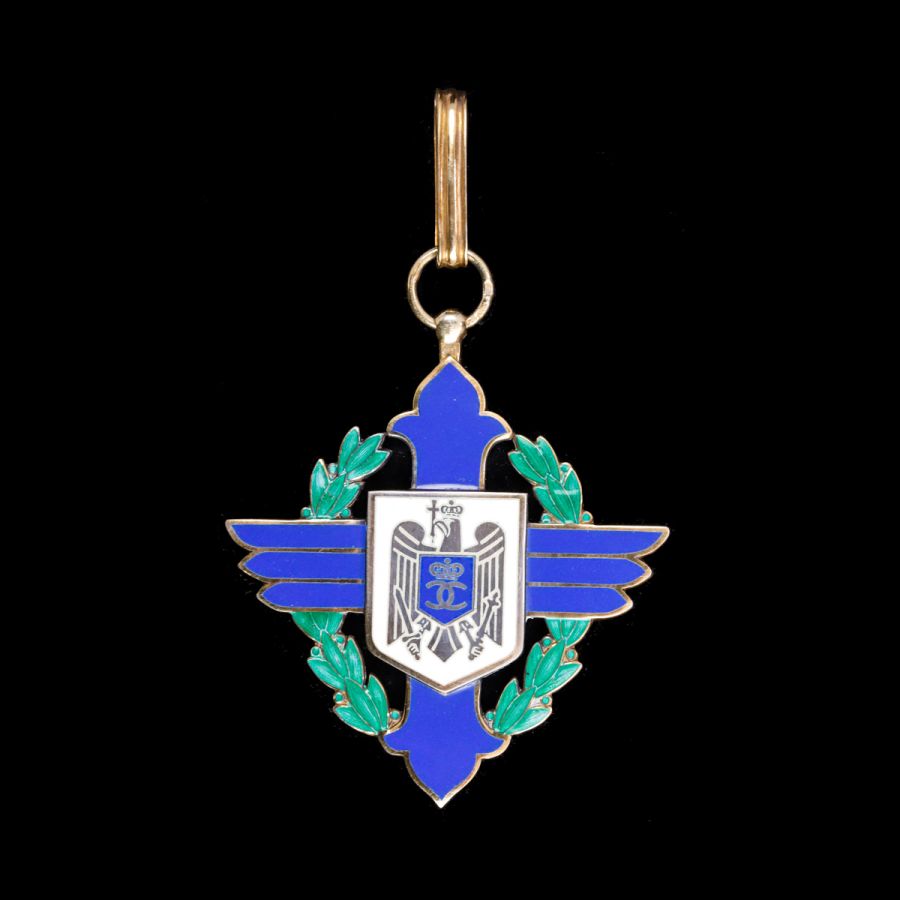 Ordinul „Virtutea aeronautică” în grad de comandor, bijutier