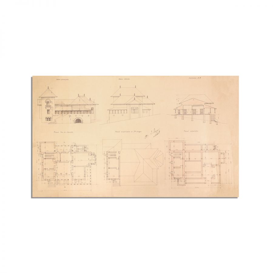Ion Mincu, planul arhitectural al unei construcții