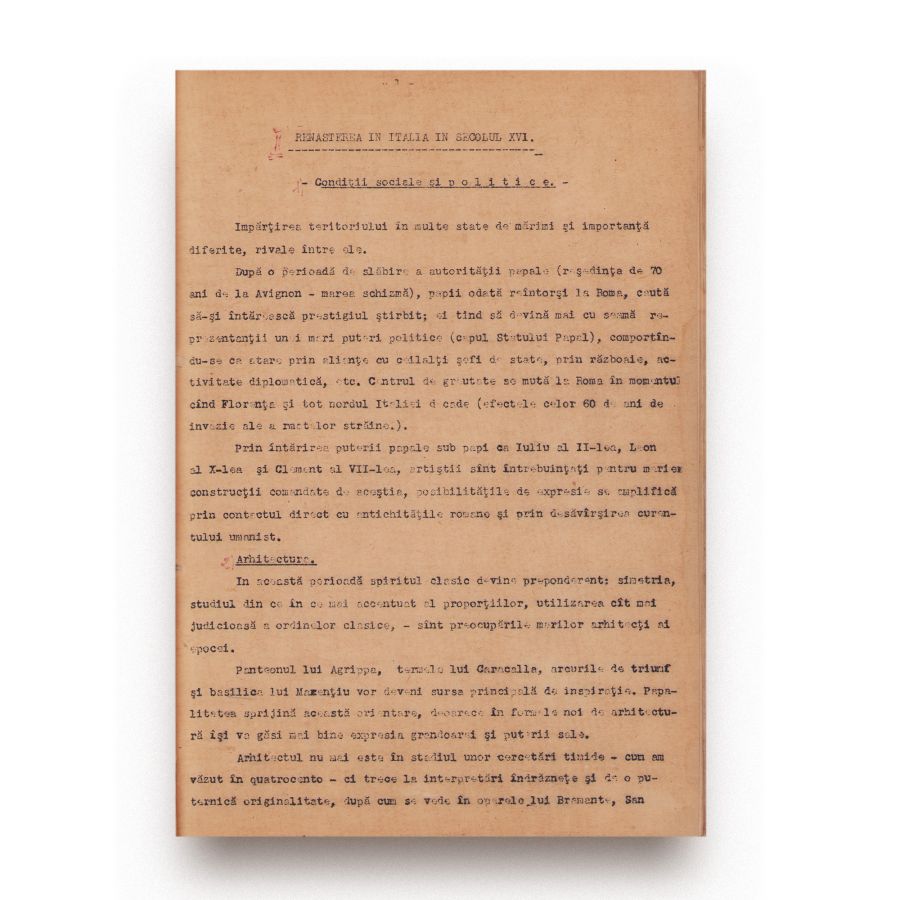 Prof. Mac Constantinescu, Breviar de Istoria Artelor, decembri