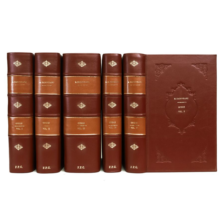 Mihail Sadoveanu, Opere, 5 volume, cu dedicație