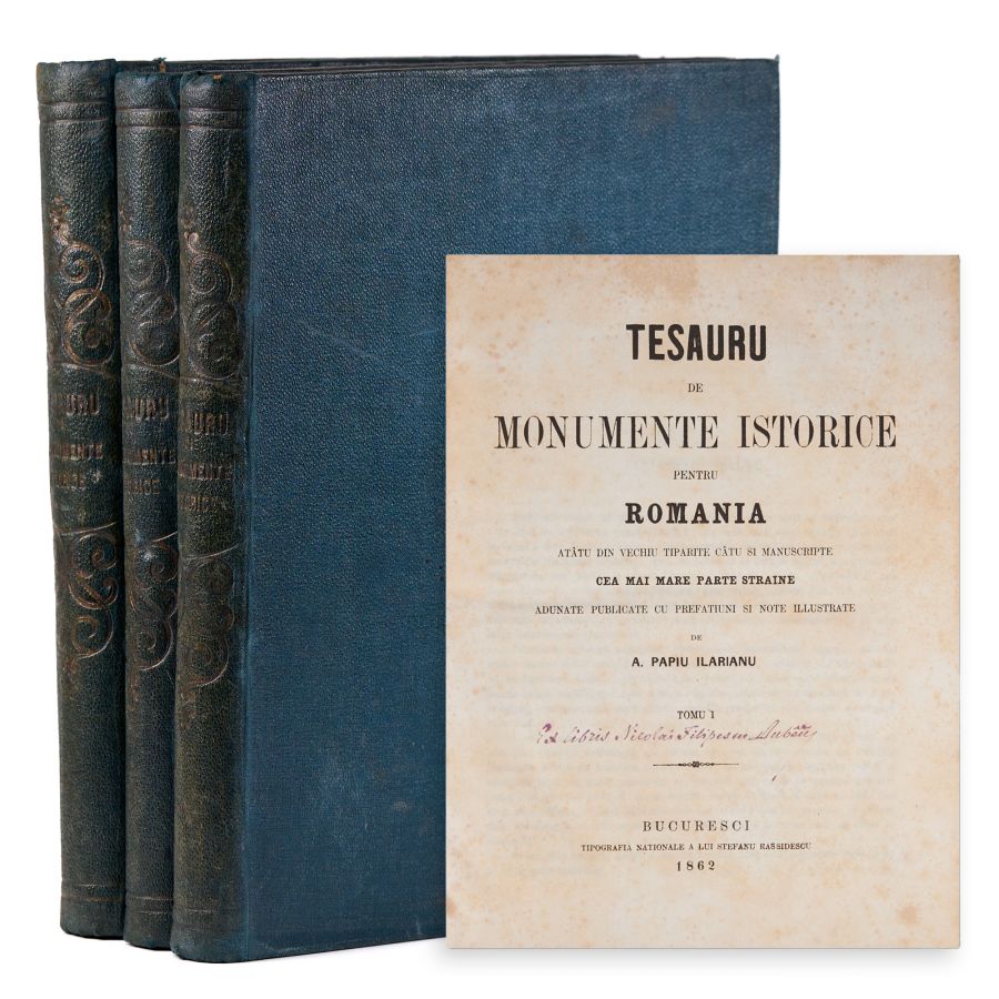 A. Papiu Ilarian, Tezaurul de monumente istorice pentru